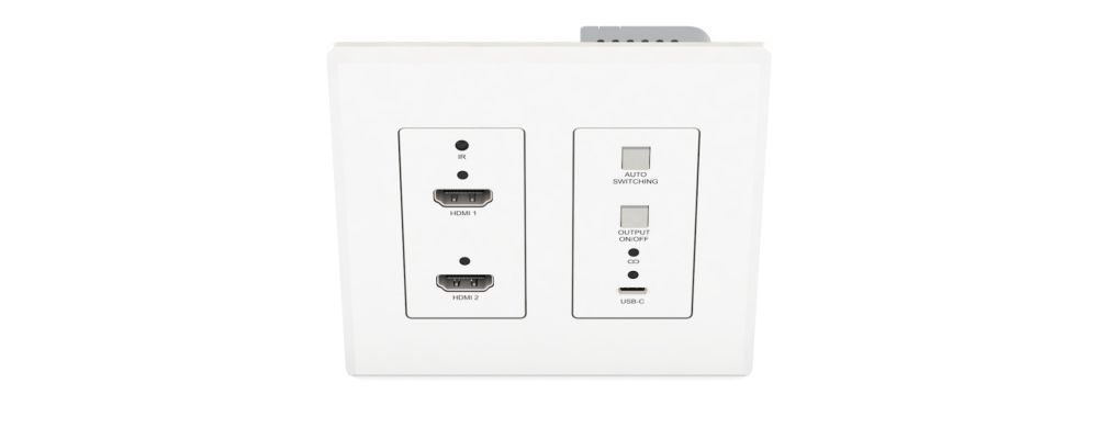 BLUSTREAM HDMI & USB-C WALL PLACE HDBASET™ TRANSMITTER (US