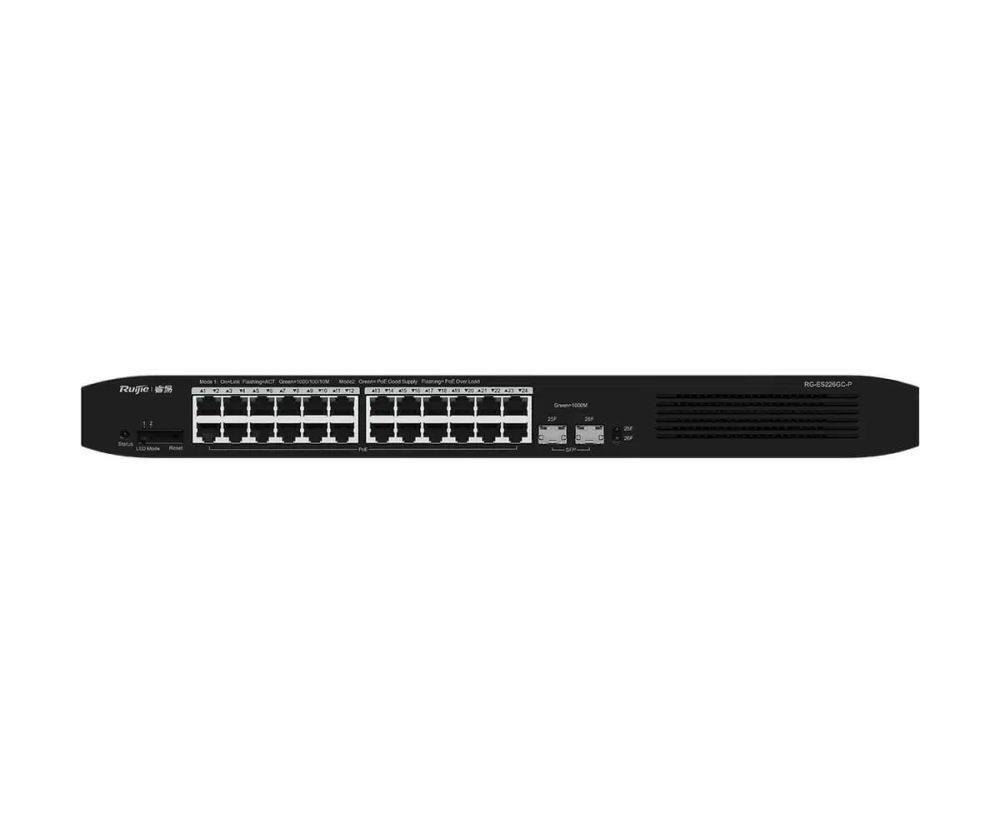 RUIJIE RG-ES226GC-P 26-PORT MANAGED POE+ NETWORK SWITCH