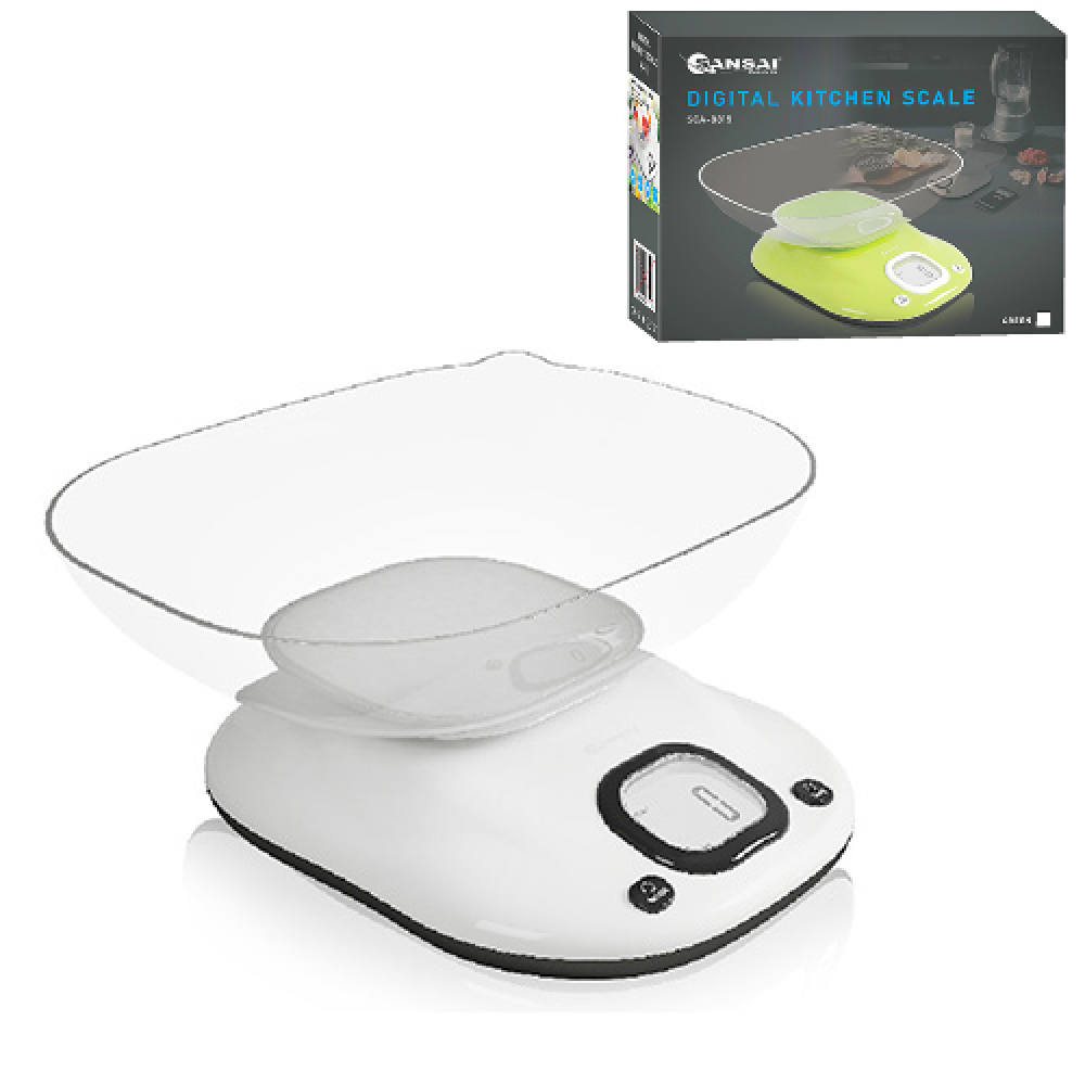 SANSAI DIGITAL KITCHEN SCALE WITH BOWL
