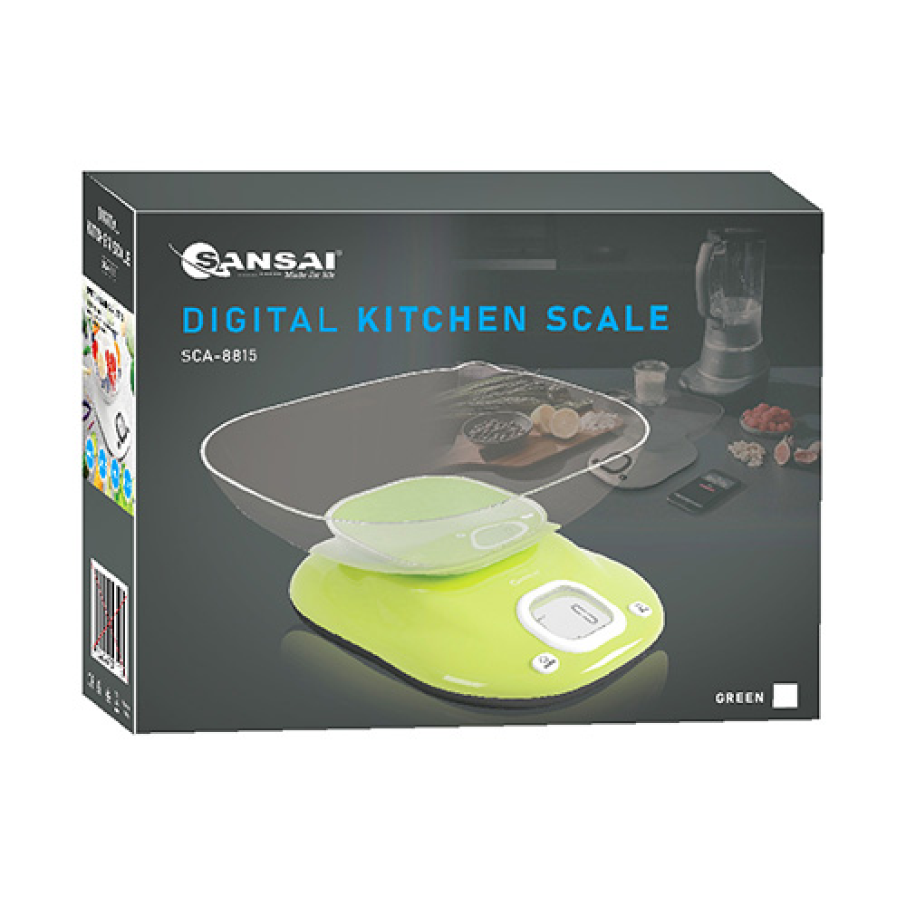 SANSAI DIGITAL KITCHEN SCALE WITH BOWL